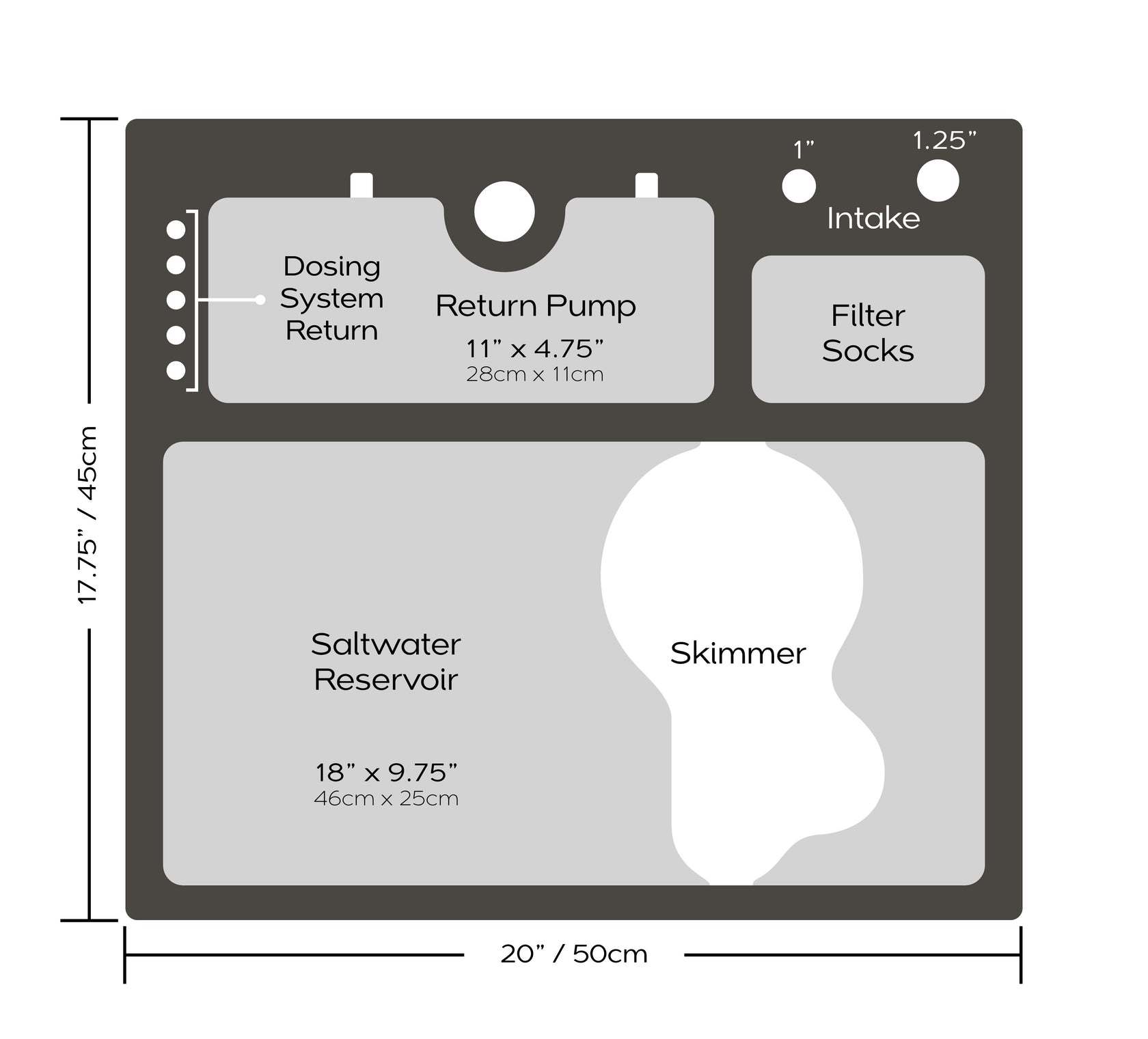 Pro Sump 80 Filtration Sump – SR Aquaristik